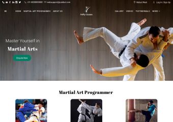 Martial Arts Website Templates