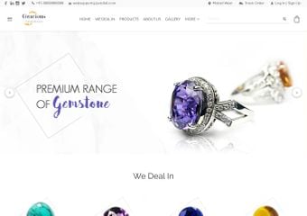 Gemstone Jewelry Website Templates Jewelry Website Development Company