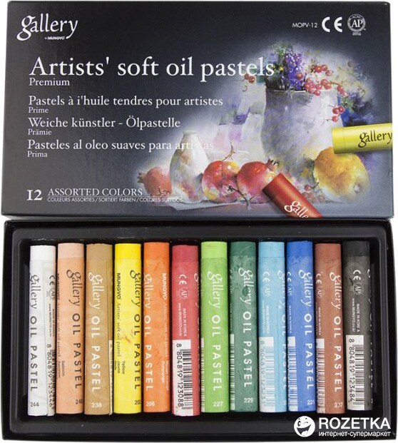 Mungyo Gallery Artists Soft Oil Pastels Set Of 12 - Pastels - Reliance ...