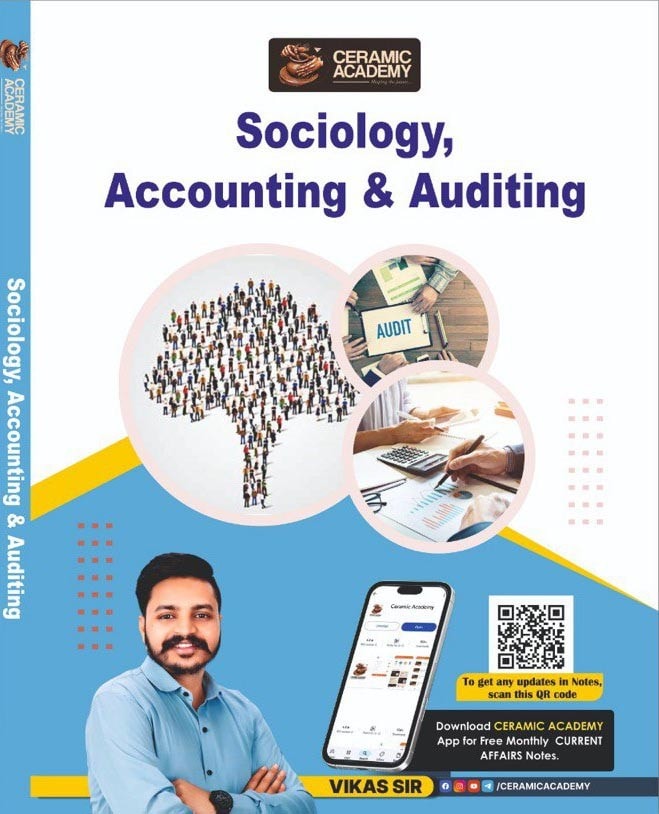 CERAMIC ACADEMY RAS MAINS SOCIOLOGY ACCOUNTING AUDITING (ENGLISH MEDIUM ...